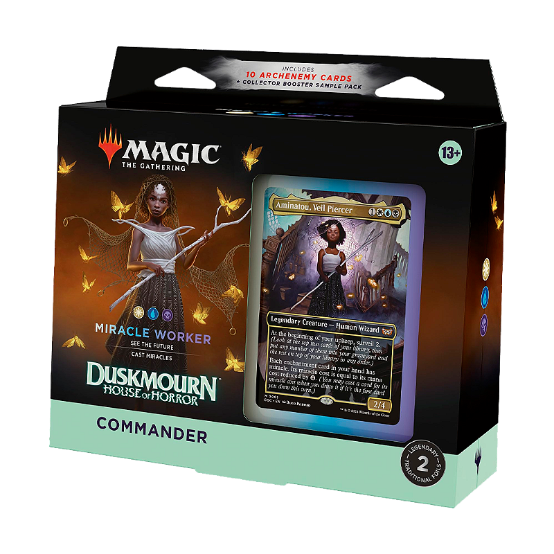 Duskmourn - Commander Deck - Miracle Worker - MTG (Inglês) (Pré-Venda ...