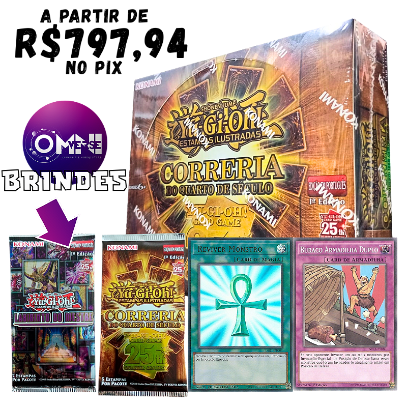 Correria do Quarto Século (25 Anos) - Caixa de Booster - Yu-Gi-Oh ...