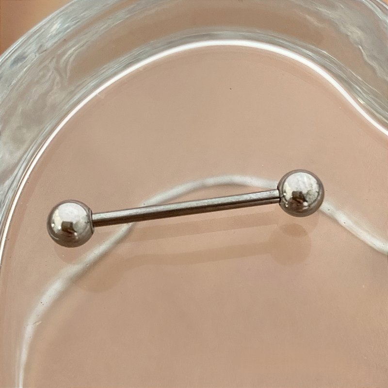 PIERCING RETO BÁSICO /MAMILO AÇO 316L 16MM PARA PERFURAÇÃO⭐️ - Mania de ...