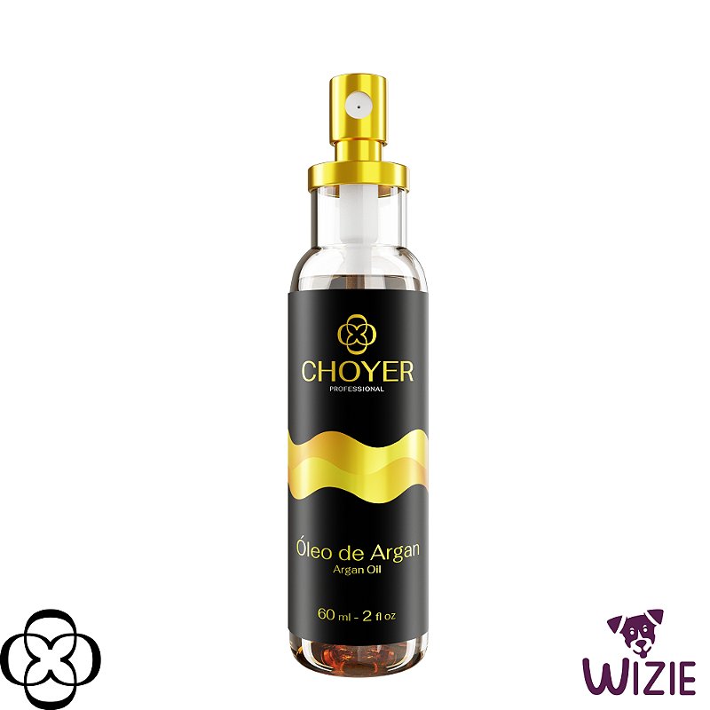 Choyer - Óleo de Argan - Wizie Pet - Para o seu Banho e Tosa