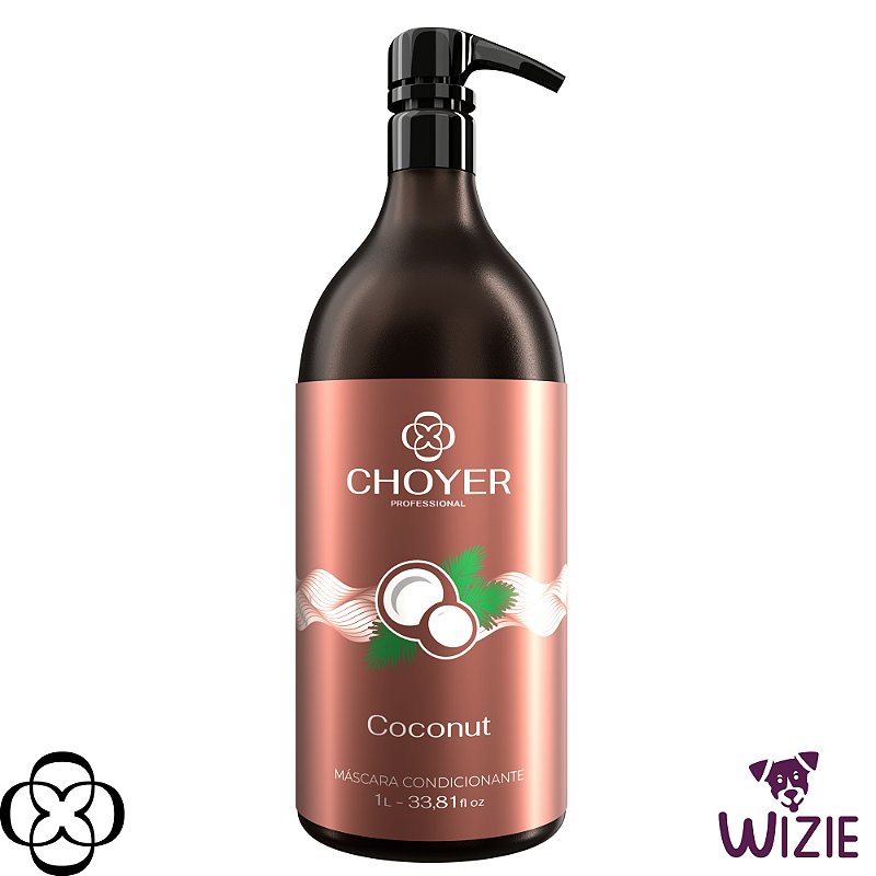 Choyer - Máscara Condicionante Coconut - Wizie Pet - Para o seu Banho e ...