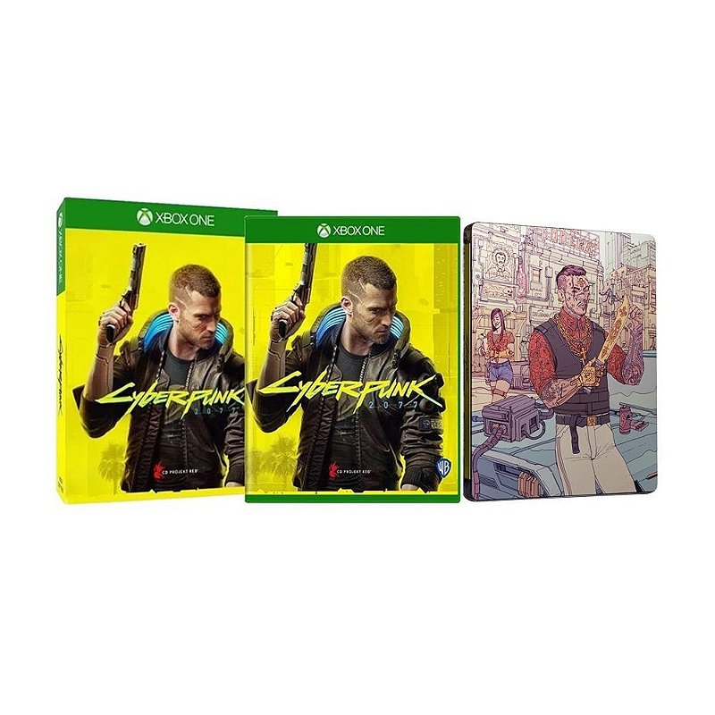 Jogo Cyberpunk 2077 + Steelcase - Xbox One - MeuGameUsado
