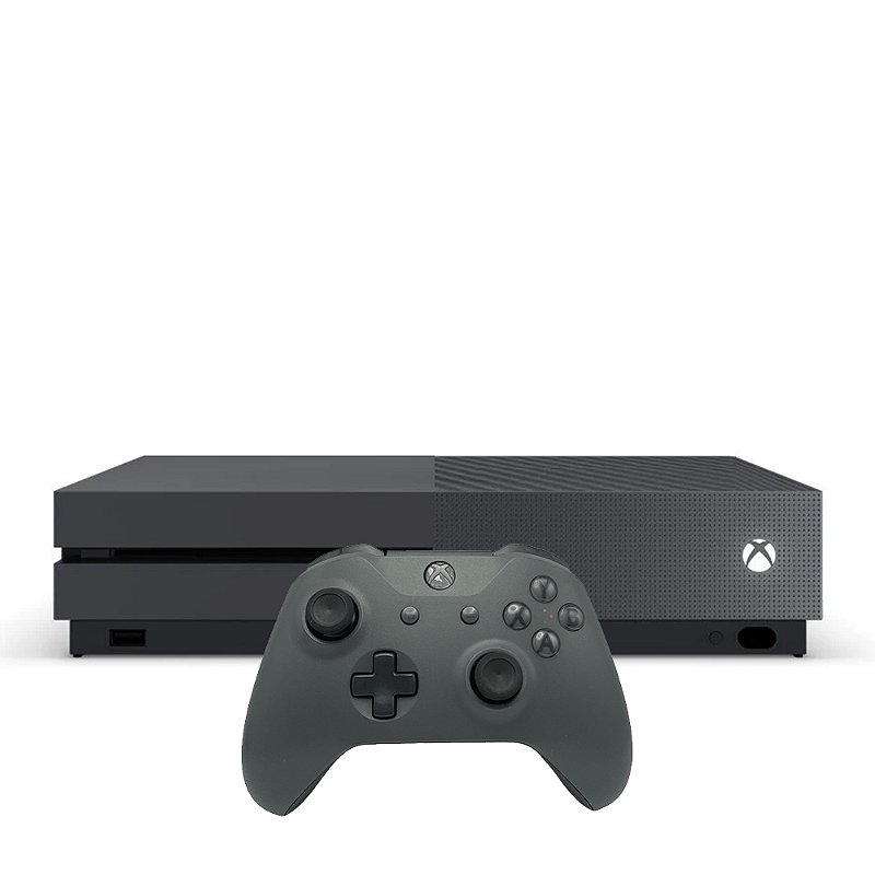 Console Xbox One S 500GB Storm Grey - Microsoft - MeuGameUsado