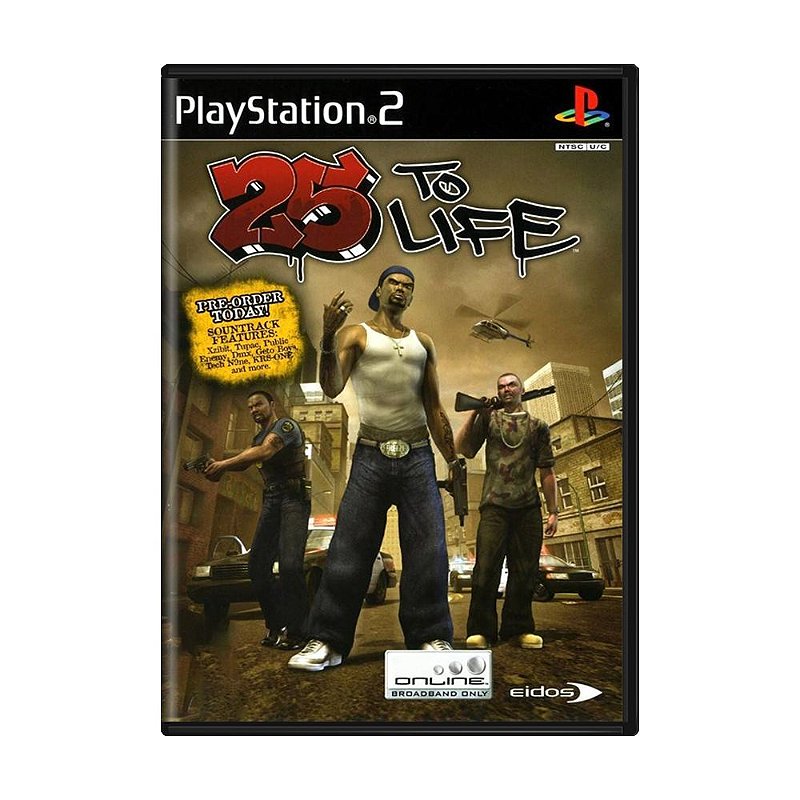 Jogo 25 to Life - PS2 - MeuGameUsado