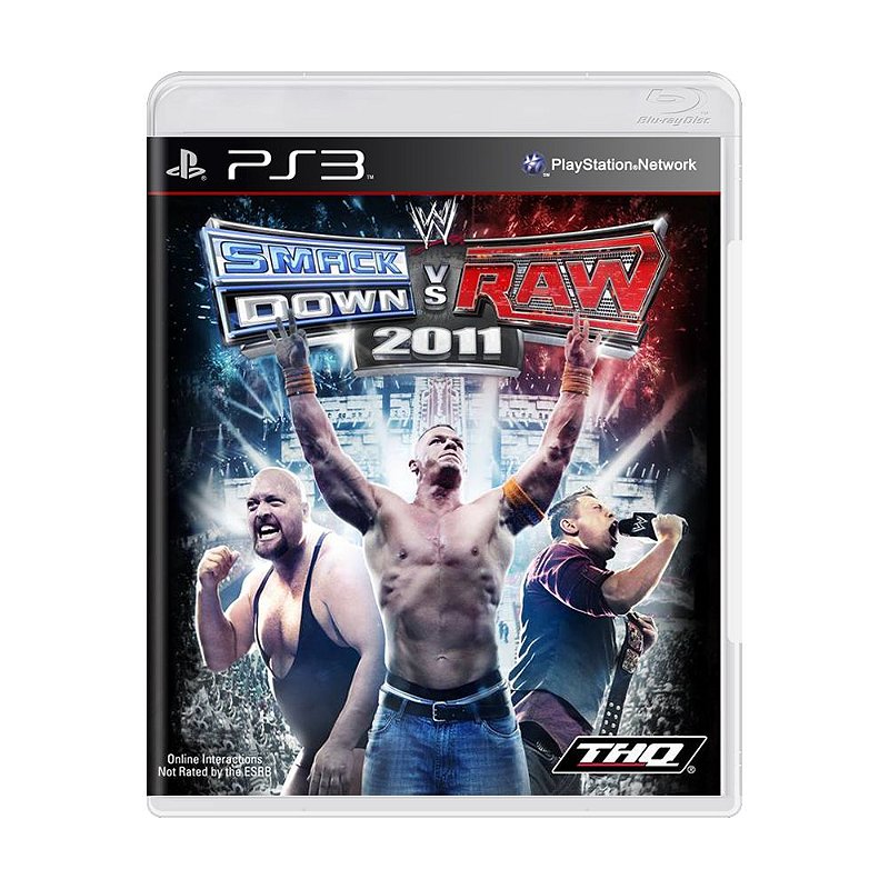 Jogo WWE SmackDown vs. Raw 2011 - PS3 - MeuGameUsado