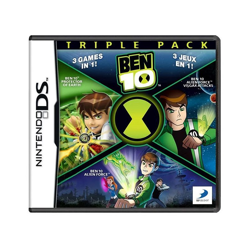 Jogo Ben 10 Triple Pack - DS - MeuGameUsado