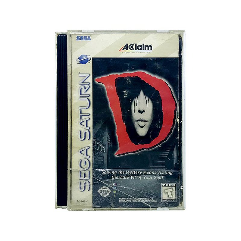 Jogo D - Sega Saturn - MeuGameUsado