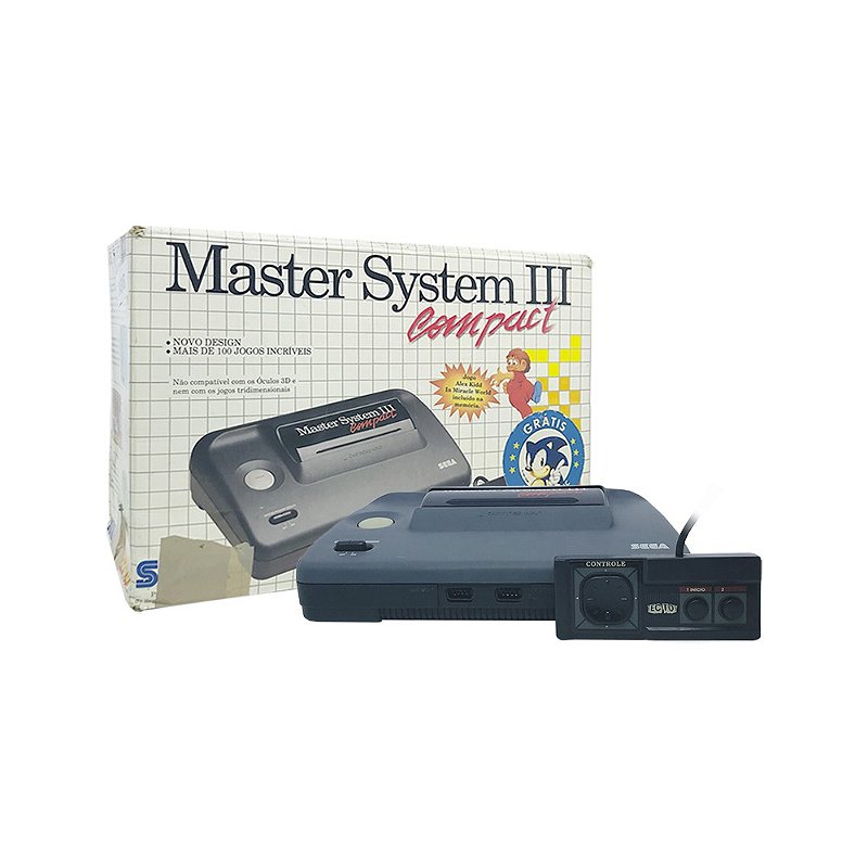 Console Master System 3 Compact - Sega - MeuGameUsado