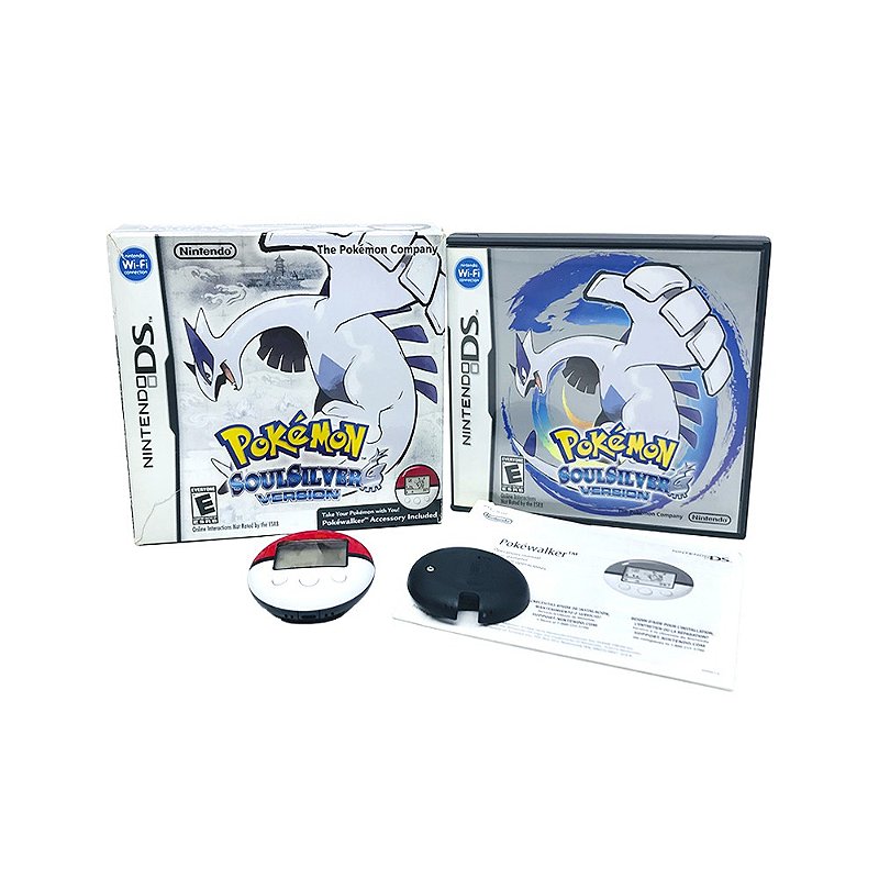 Jogo Pokémon Soul Silver Version + Pokéwalker - DS - MeuGameUsado