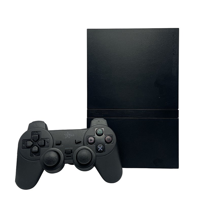 Console PlayStation 2 Slim Preto SCPH-70012 - Sony - MeuGameUsado