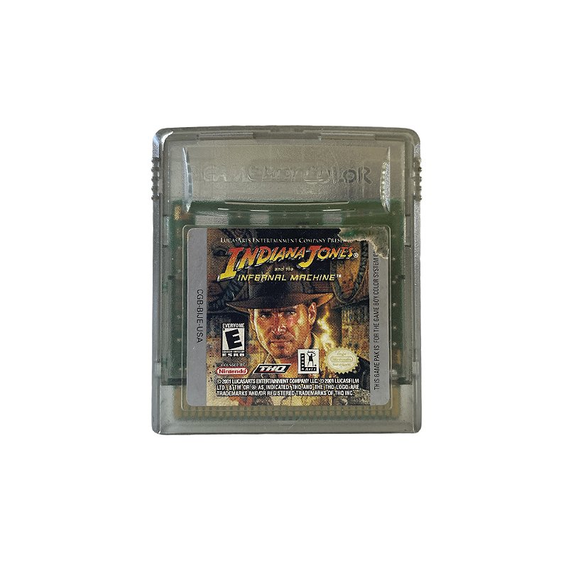 Jogo Indiana Jones and the Infernal Machine - GBC - MeuGameUsado
