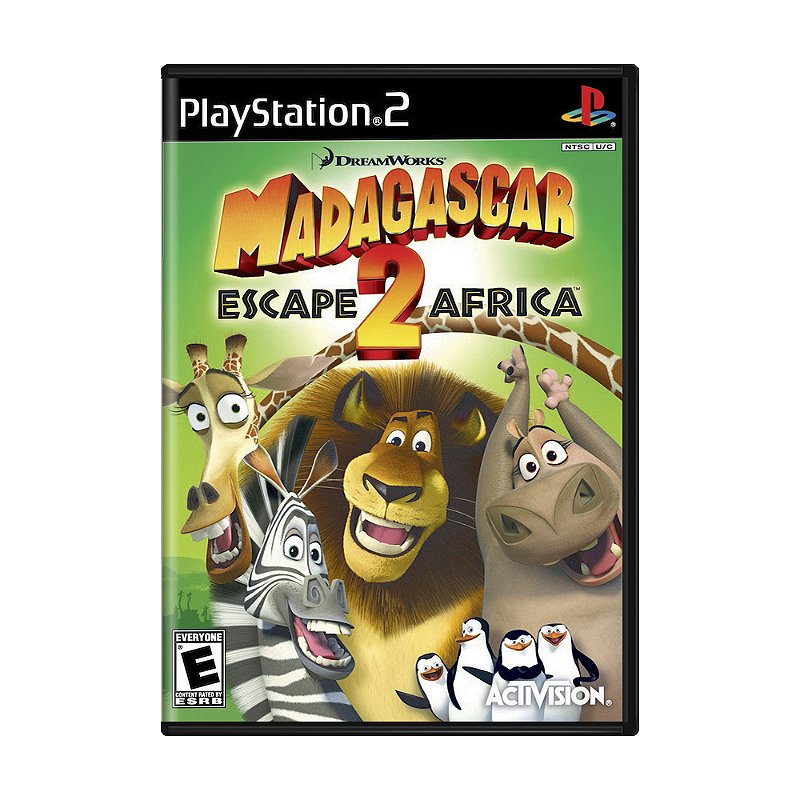 Jogo DreamWorks Madagascar: Escape 2 Africa - PS2 - MeuGameUsado