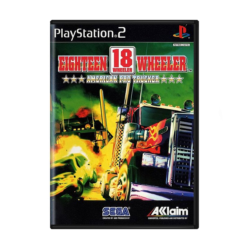 Jogo 18 Wheeler: American Pro Trucker - PS2 - MeuGameUsado