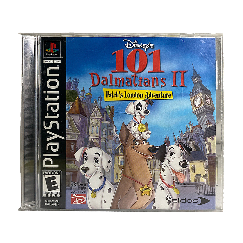 Jogo Disney's 101 Dalmatians II: Patch's London Adventure - PS1 - MeuGameUsado