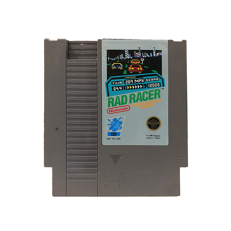 Jogo Rad Racer - NES - MeuGameUsado