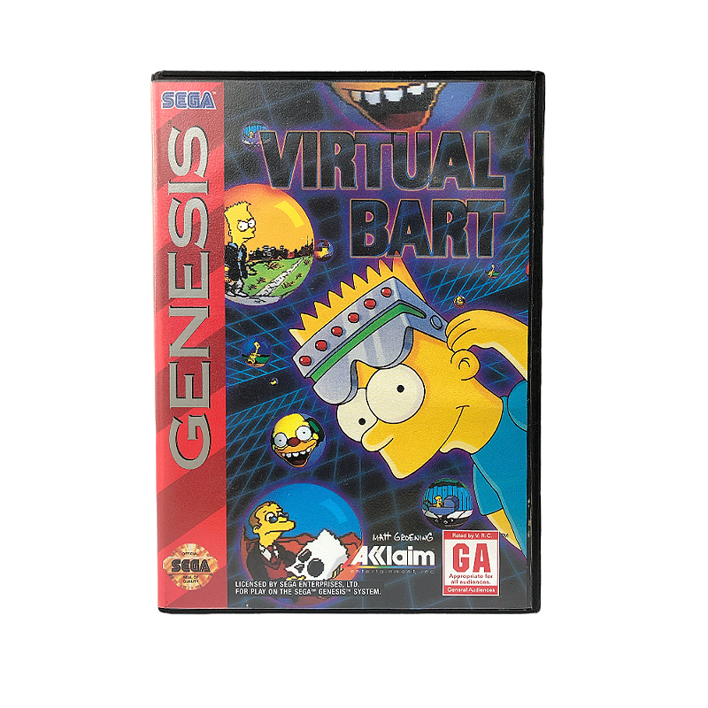Jogo Virtual Bart - Mega Drive - MeuGameUsado