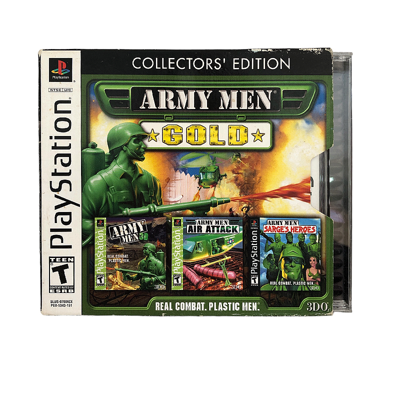 Jogo Army Men Gold: Collector's Edition - PS1 - MeuGameUsado