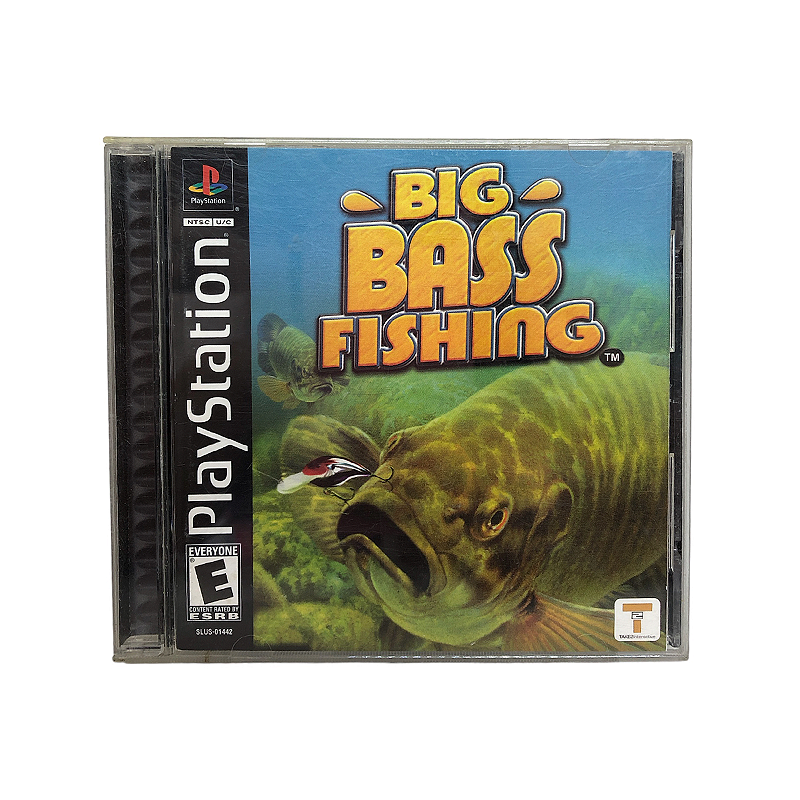 Jogo Big Bass Fishing - PS1 - MeuGameUsado