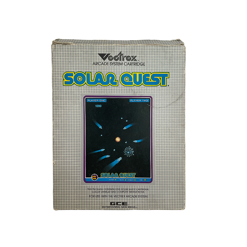 Jogo Solar Quest - Vectrex - MeuGameUsado