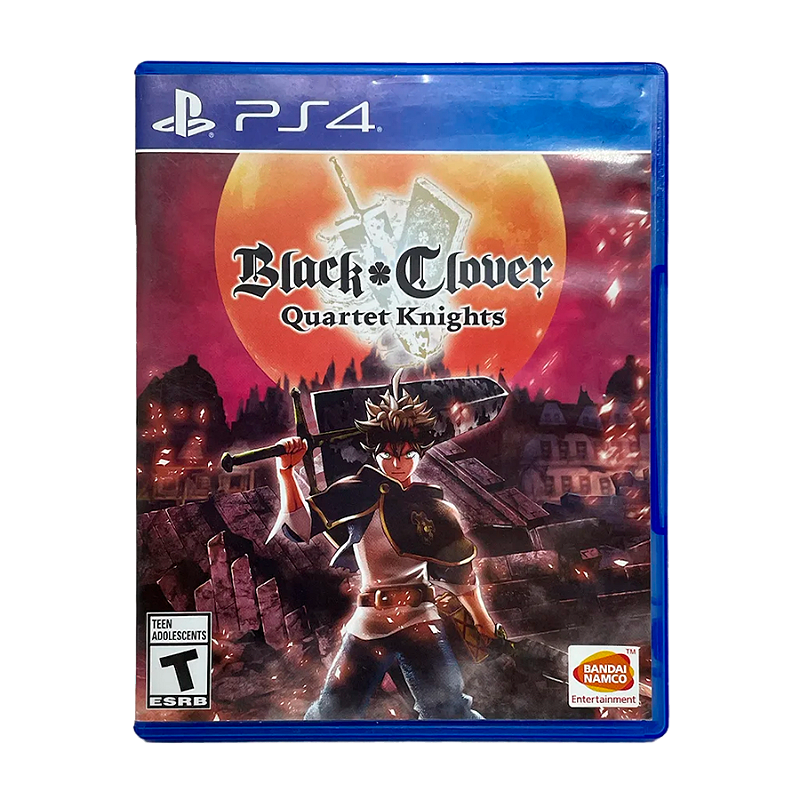 Jogo Black Clover: Quartet Knights - PS4 - MeuGameUsado Jogo Black Clover: Quartet Knights - PS4 - MeuGameUsado
