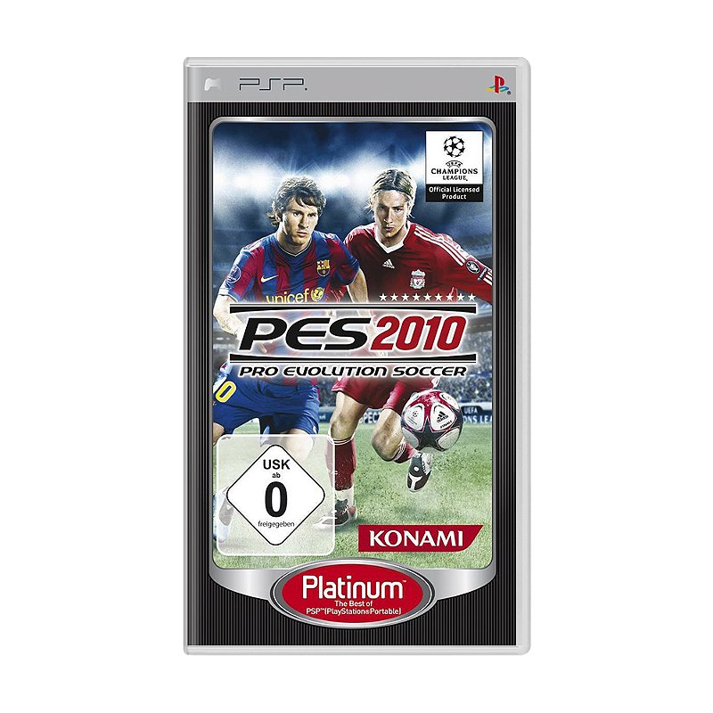 Jogo Pro Evolution Soccer 2010 (Platinum) - PSP - MeuGameUsado