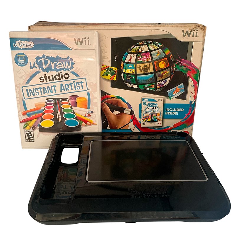 Jogo uDraw Studio + Tablet - Wii - MeuGameUsado