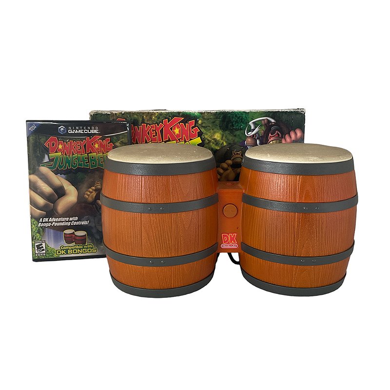 Jogo Donkey Kong Jungle Beat + DK Bongo - GameCube - MeuGameUsado
