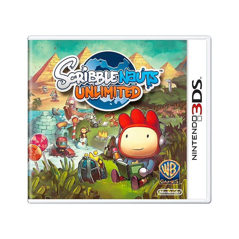 Jogo Scribblenauts Unlimited - 3DS - MeuGameUsado