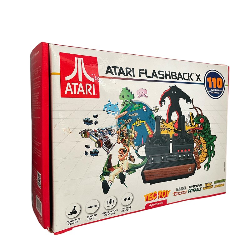 Console Atari Flashback X Classic + 110 Jogos - TecToy - MeuGameUsado