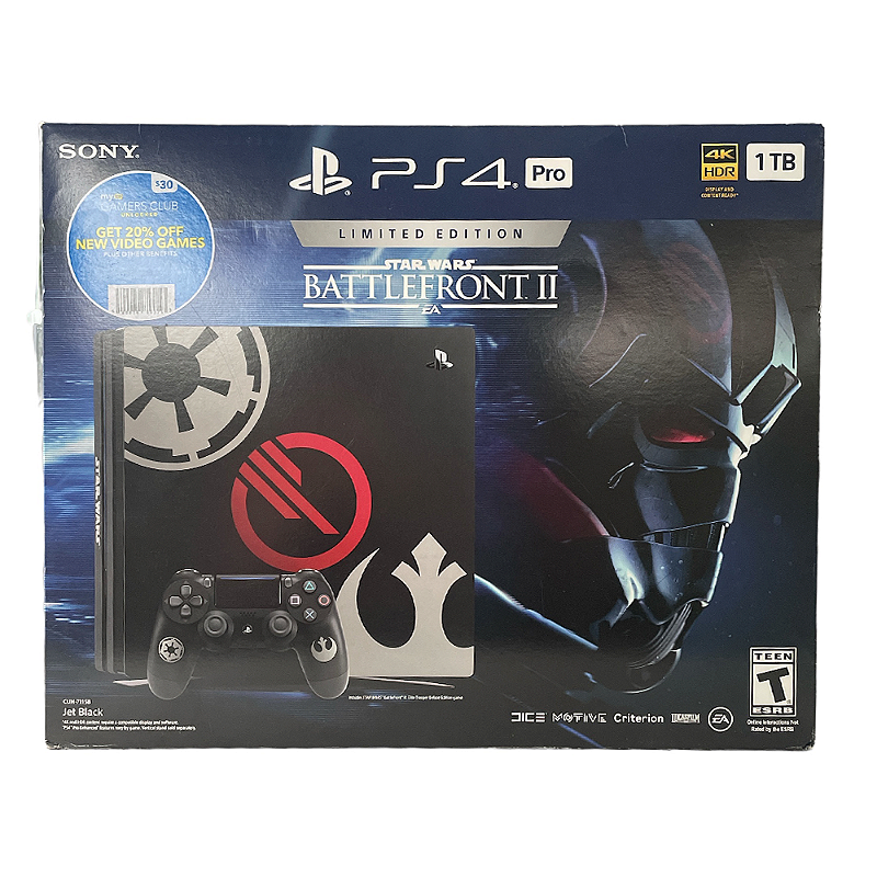 Console PlayStation 4 Pro 1TB Edicao Star Wars Battlefront II Sony MeuGameUsado