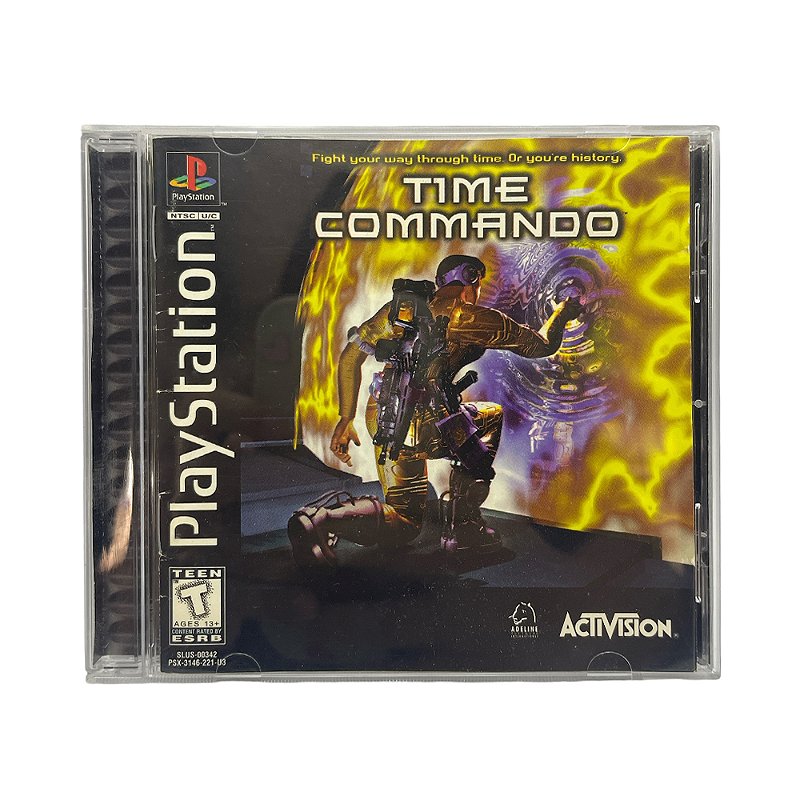 Jogo Time Commando - PS1 - MeuGameUsado
