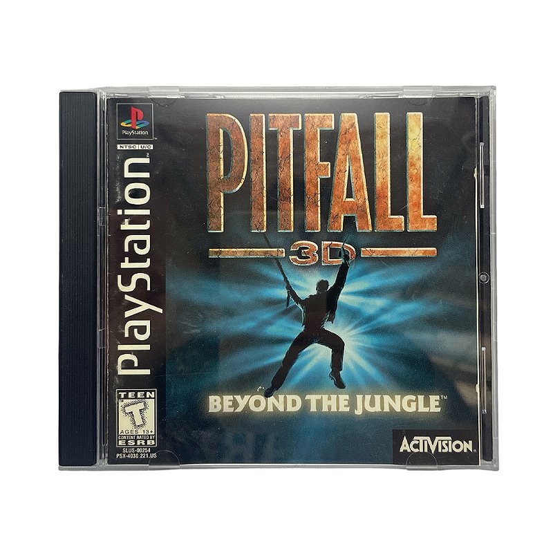 Jogo Pitfall 3D: Beyond the Jungle - PS1 - MeuGameUsado