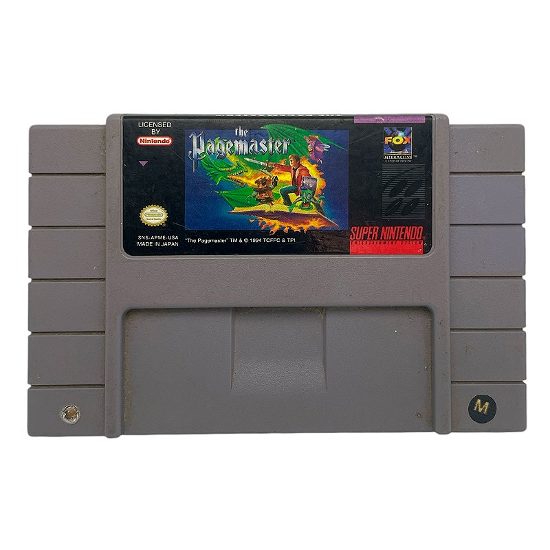 Jogo The Pagemaster - SNES - MeuGameUsado