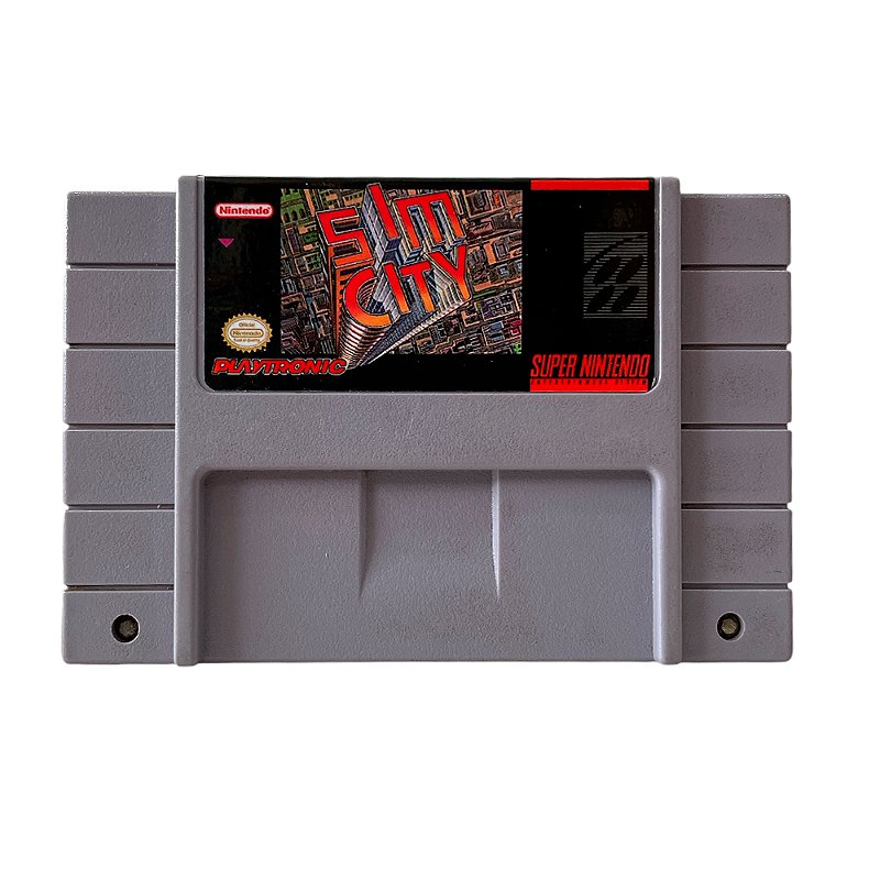 Jogo SimCity - SNES - MeuGameUsado