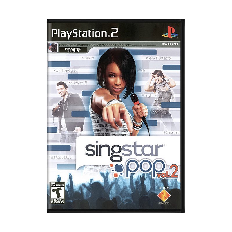 Jogo SingStar Pop Vol. 2 - PS2 - MeuGameUsado