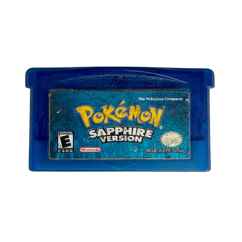 Jogo Pokemon Sapphire Version - GBA - MeuGameUsado