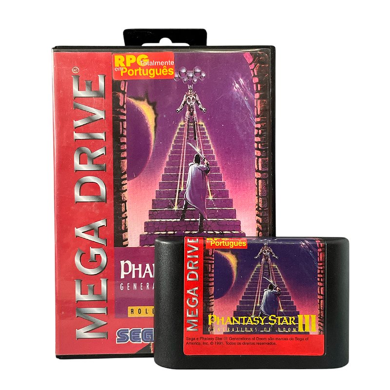 Jogo Phantasy Star III: Generations of Doom - Mega Drive - MeuGameUsado