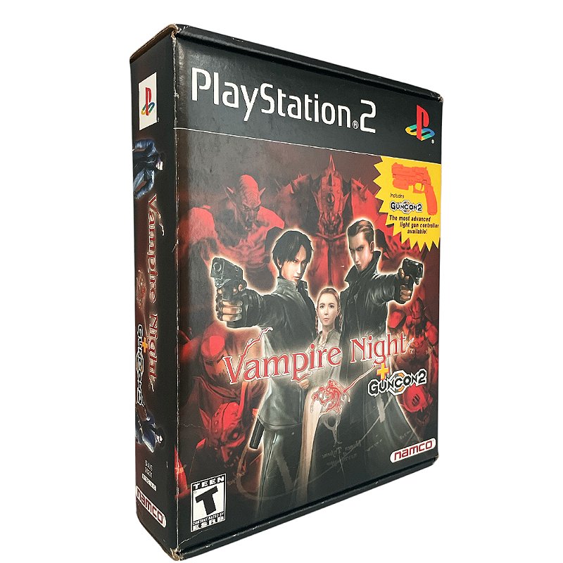Jogo Vampire Night + GunCon 2- PS2 - MeuGameUsado