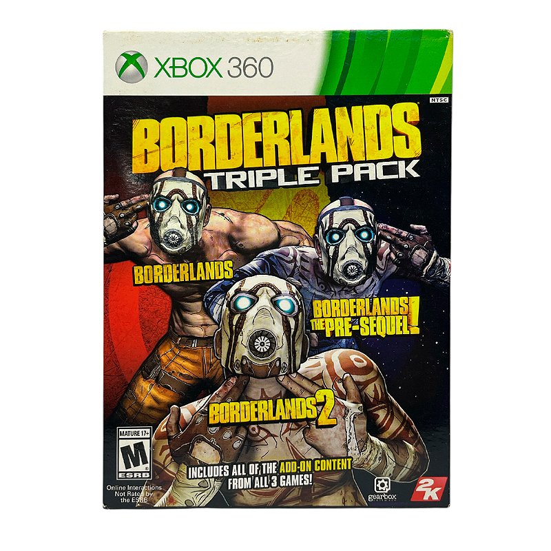 Jogo Borderlands Triple Pack - Xbox 360 - MeuGameUsado