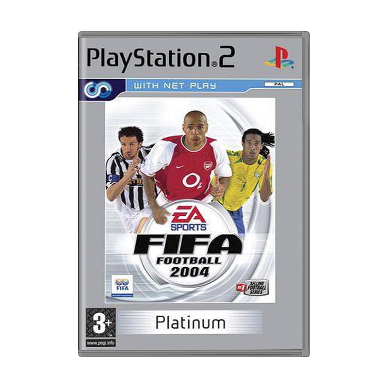 Jogo FIFA Football 2004 - PS2 (Platinum, Europeu) - MeuGameUsado