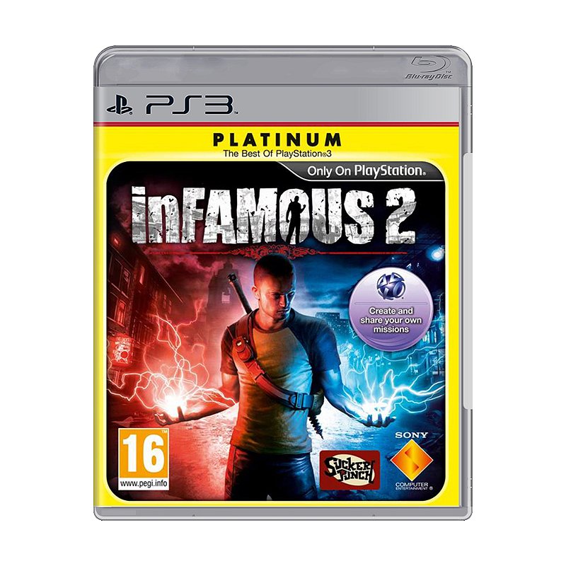 Jogo Infamous 2 - PS3 (Platinum) - MeuGameUsado
