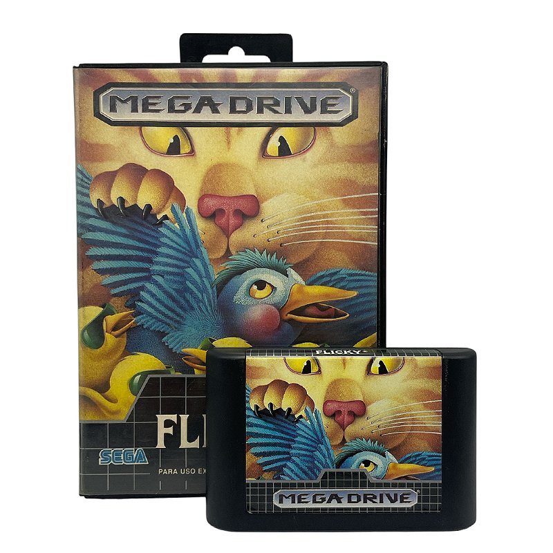 Jogo Flicky - Mega Drive - MeuGameUsado