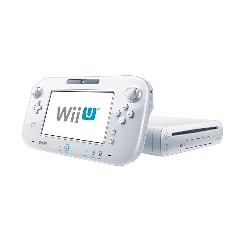 Console Nintendo Wii U Basic Set 8GB Branco - Nintendo - MeuGameUsado