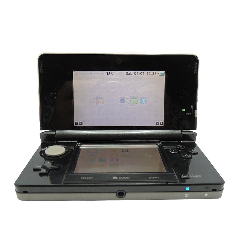 Console Nintendo 3DS Cosmo Black - Nintendo - MeuGameUsado