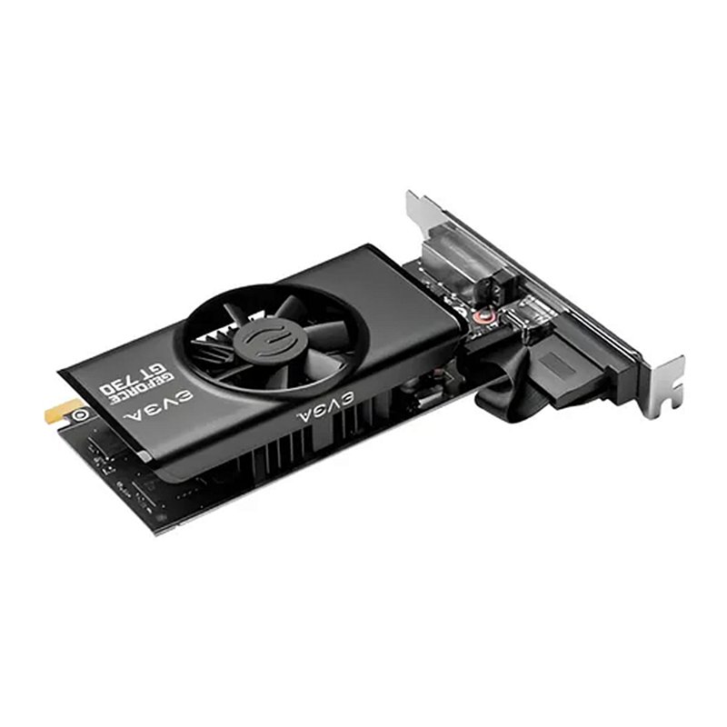 Placa de Vídeo GeForce GT 730, 2GB, GDDR5 64-bits - EVGA - MeuGameUsado
