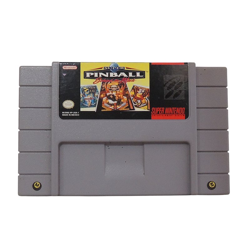 Jogo Super Pinball: Behind the Mask - SNES - MeuGameUsado