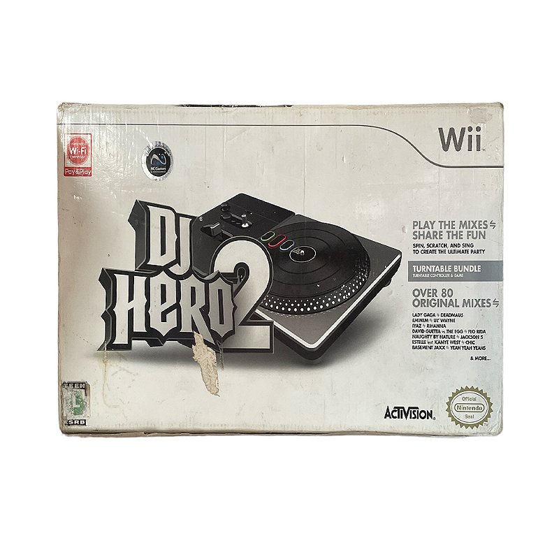 Jogo DJ Hero 2 (Bundle) - Wii - MeuGameUsado