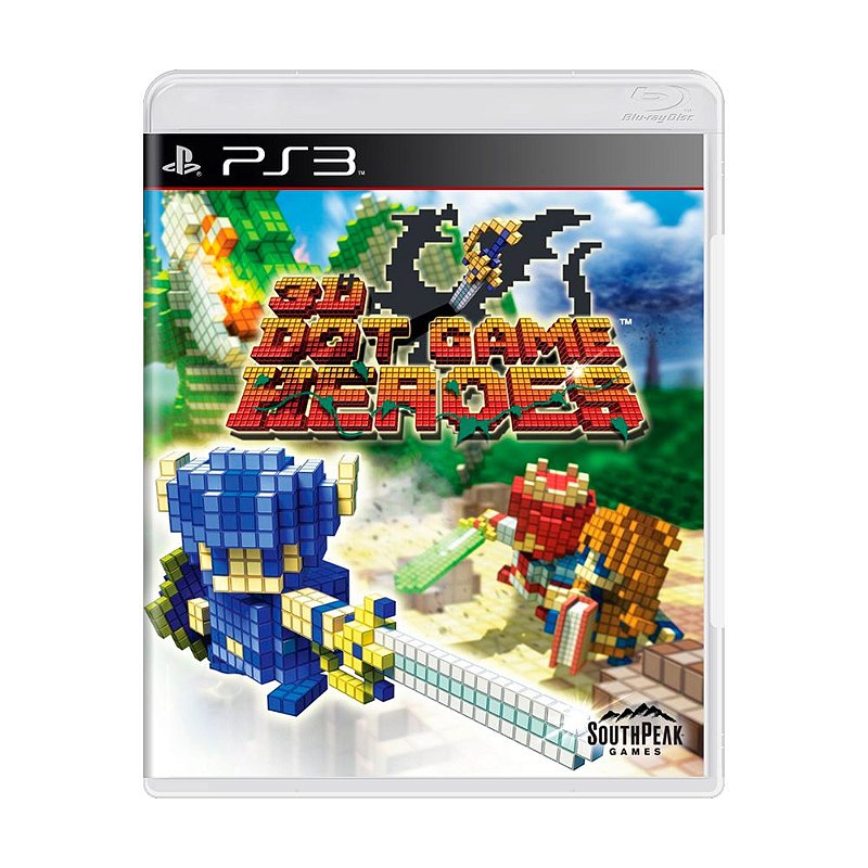 Jogo 3D Dot Game Heroes PS3 MeuGameUsado jogo-3d-dot-game-heroes-ps3-meugameusado