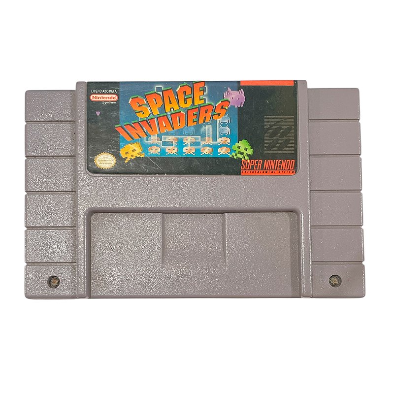 Jogo Space Invaders - SNES - MeuGameUsado