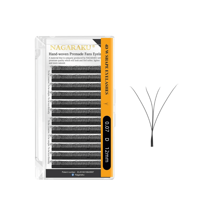 Cilios Nagaraku W4D 0.07 D - Distribuidora de Cílios - Tudo para ...